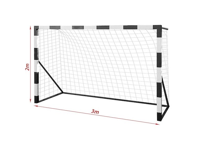 Drveno/metalni gol 3x2m (bez mreže i šrafova)