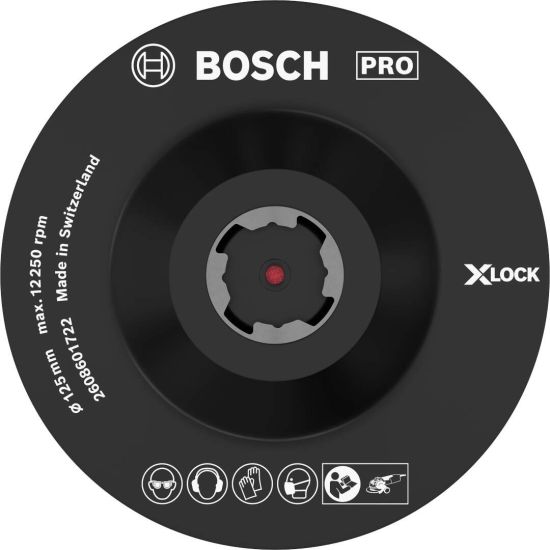 Bosch PRO nosač brusnog papira X-LOCK 125 mm Velcro (2608601722)