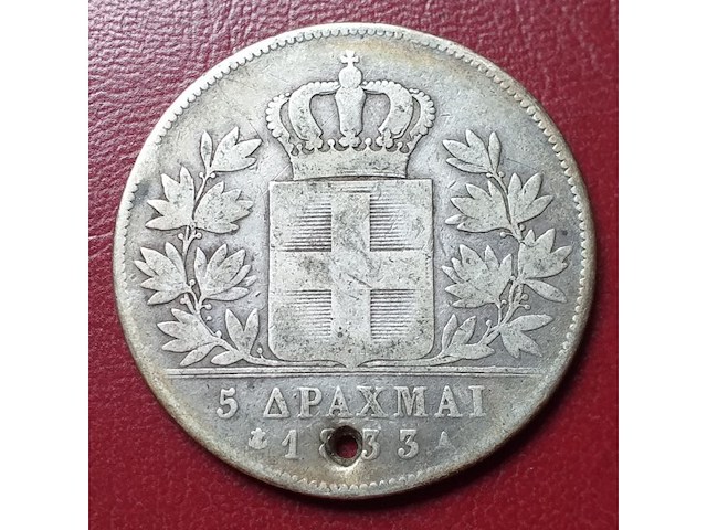 5 DRAHMI 1833 srebro