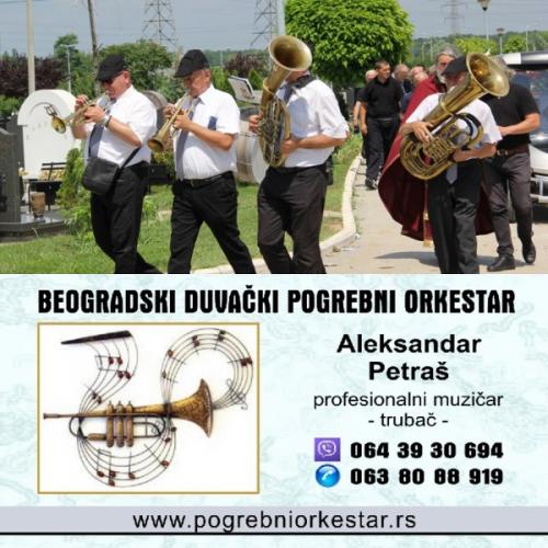 Zvanični pogrebni orkestar bleh muzika trubači za sahrane