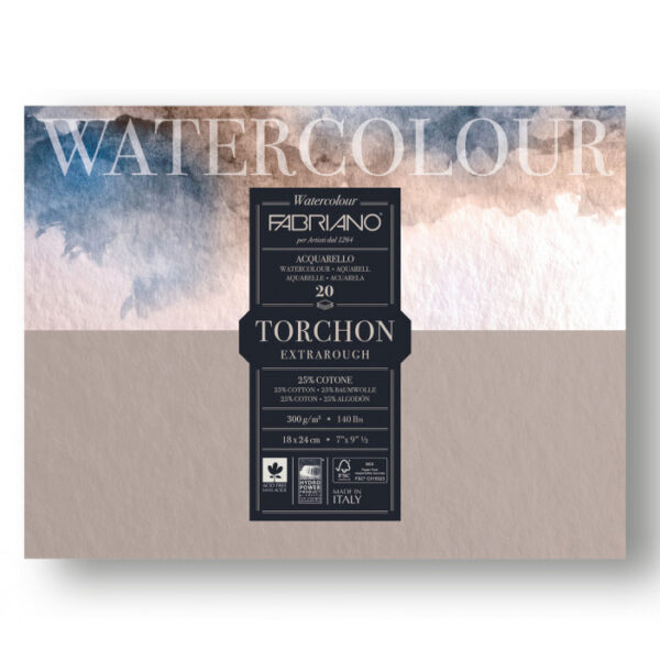 Blok Watercolour Studio Torchon 18x24cm 20L 300g Fabriano 19100275