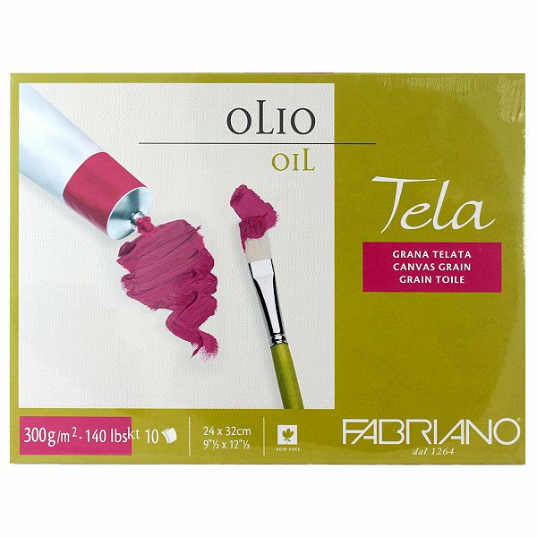 Slikarski blok za uljane boje 24x32cm 10L 300g TELA OLIO, Fabriano