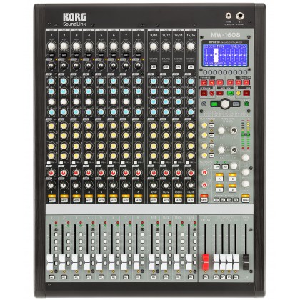 Music box
KORG MW-1608 Hybrid Analog/Digital Mixer