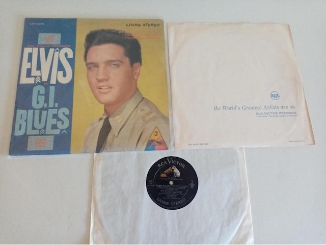 ELVIS PRESLEY G.I. BLUES MUZIKA IZA FILM US LP