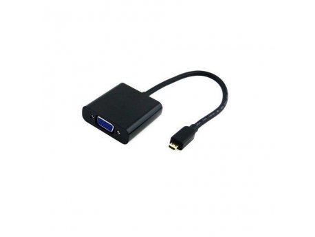 FAST ASIA Adapter konvertor Micro HDMI (M) - VGA (F) crni