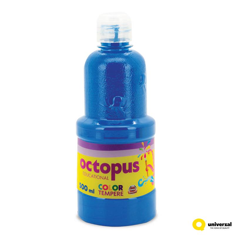 TEMPERA 500ml PLAVA OCTOPUS UNL-1130