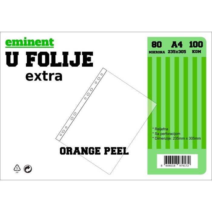 Folija U Eminent A4 80mic extra