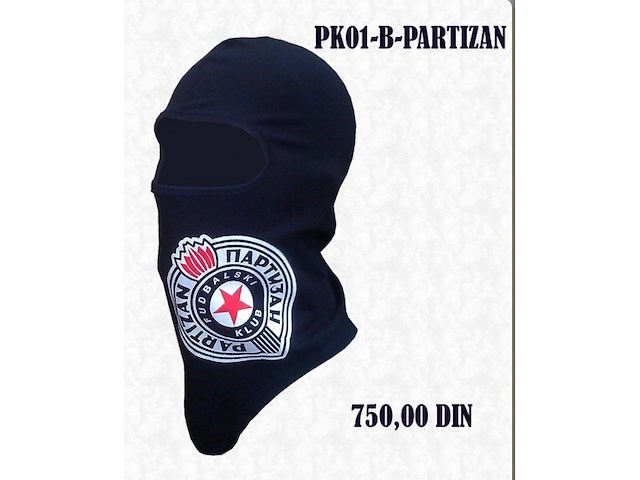 Pamučna potkapa PK01-B-Partizan