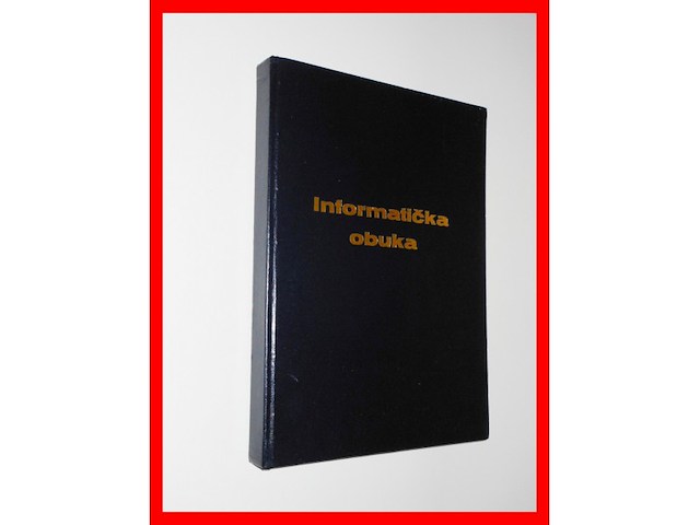 Informatička obuka - Obradović, Todorović, Savić