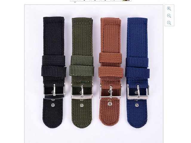 Military Navy Nylon Watch Band Strap 18mm20mm22mm24mm