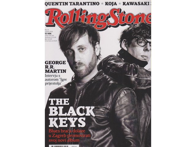 ROLING STONE 8/2014 - GEORGE MARTIN + THE BLACK KEYS