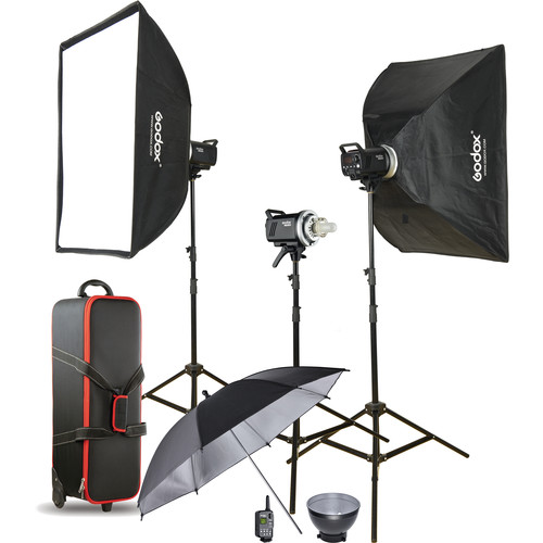 Godox MS300-D 3-Monolight Kit