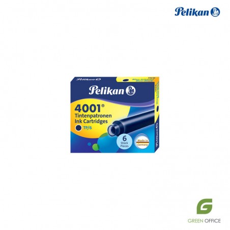 Pelikan 4001 patrone za naliv pero plavo-crna pk 6 kom (301184)