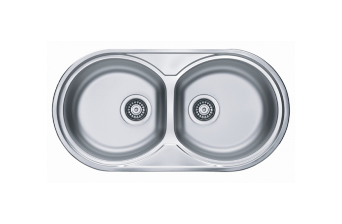 Korito sudopera - Lož Alveus - Form 50 - Inox - 832x437|155mm - 1060002