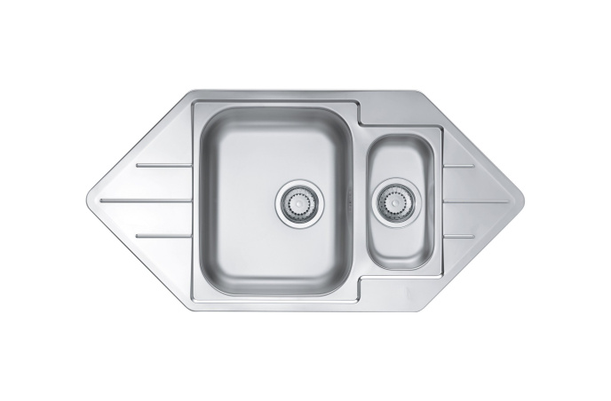 Korito sudopera - Lož Alveus - Line 40 - Inox - 985x500mm - 1065674