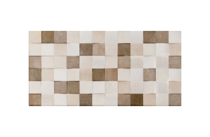 Pločica BRONX Cubik Beige DECOR--Zidna pločica 25x50 MAT--TBRONC1