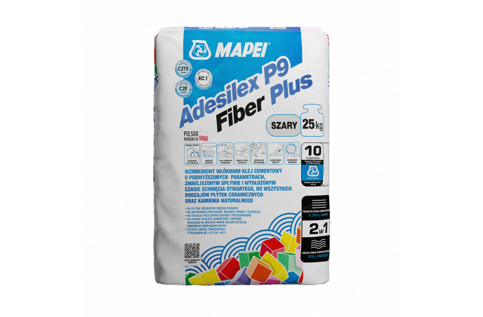 Mapei Adesilex P9 cementni lepak Fiber Plus sivi-25kg - 007325HN