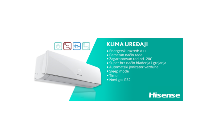 Klima BTU Hisense Noble Plus - Split Sistem inventer 18000 - AST-18UW4RXAD