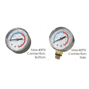 Manometar Radijalni/Manometar Aksijalni 40PSI