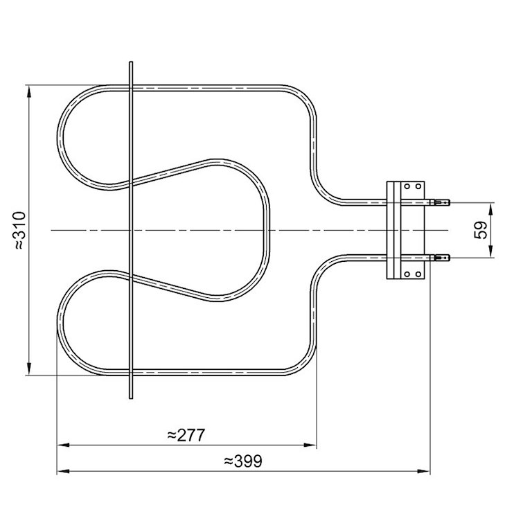 Grejač za šporet "Gorenje"n. t.1100W