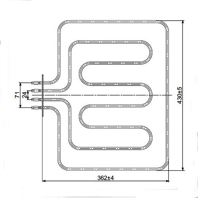 Grejač za šporet "Deligrad" 600W+800W,230V