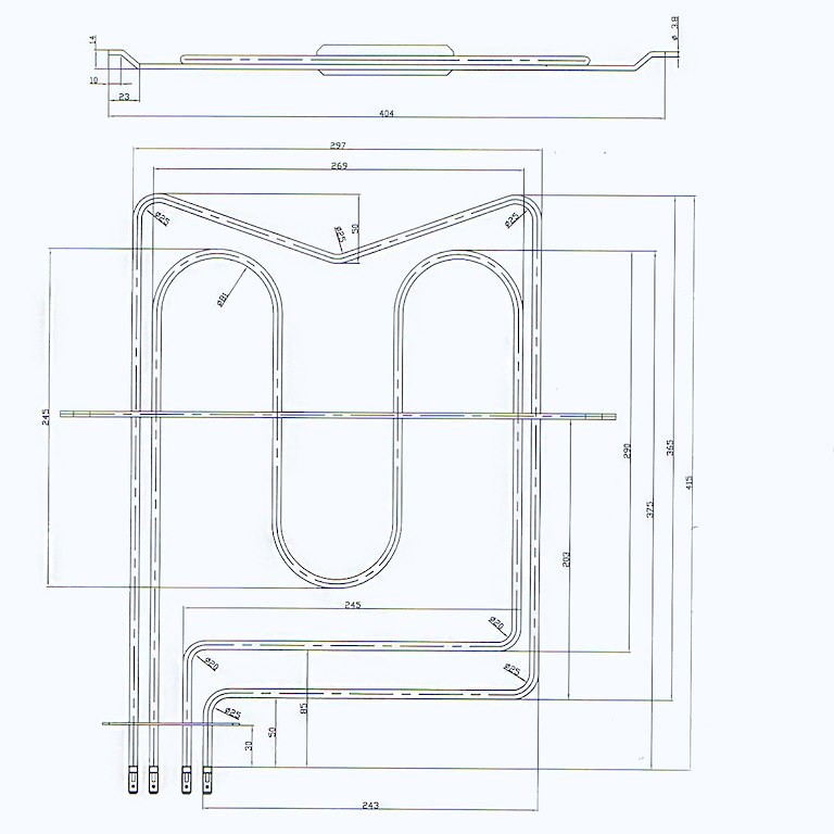 Grejač za šporet "Indesit" 950W/1350W,230V