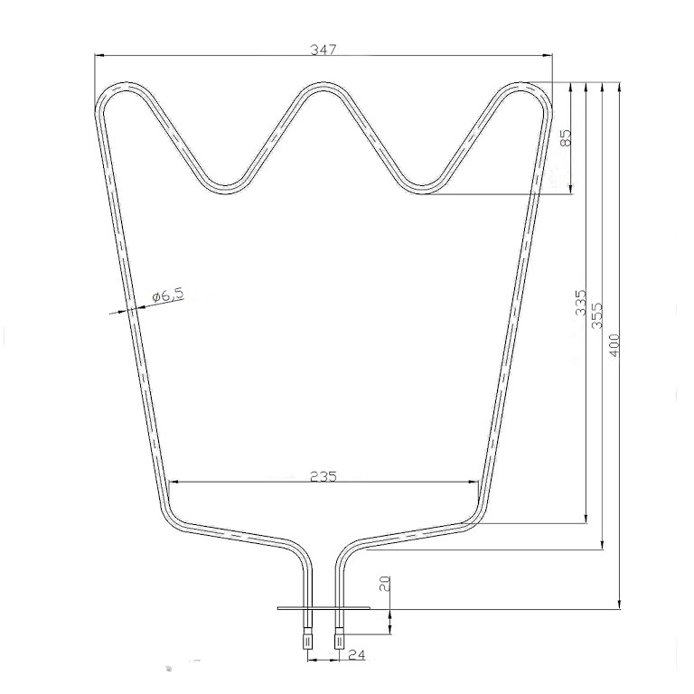 Grejač za šporet "Whirlpool" B 1150W,230V