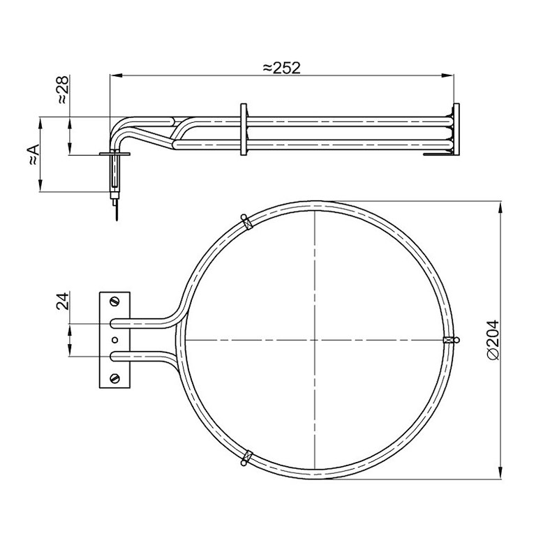 Grejač za šporet "Gorenje" 2500W,230V