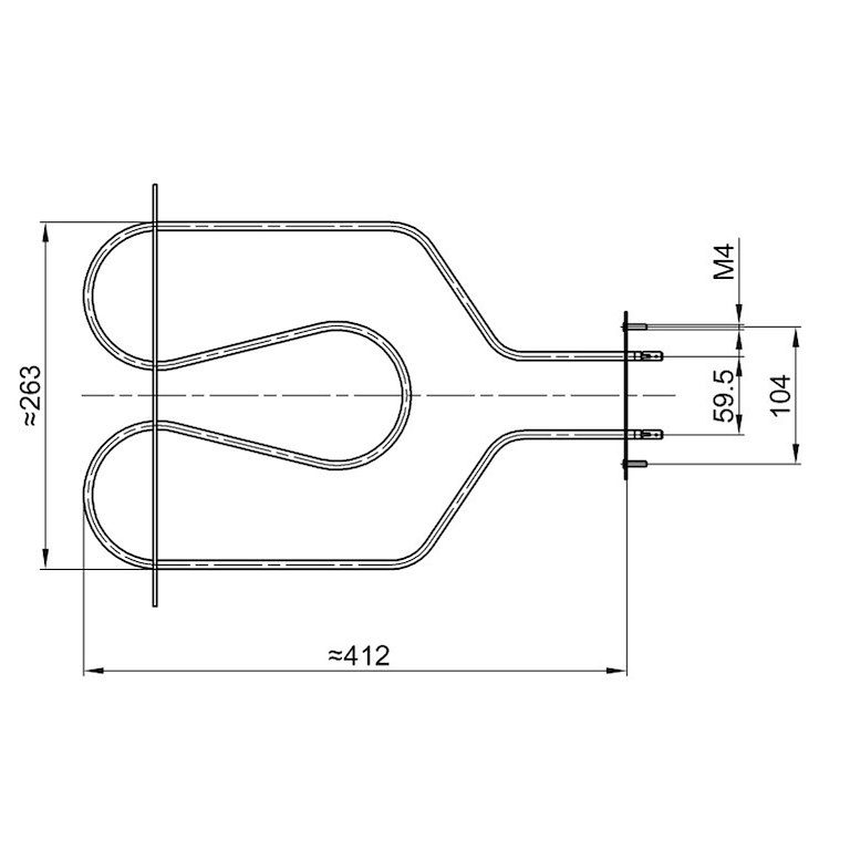 Grejač za šporet "Gorenje"-novi tip 1100W