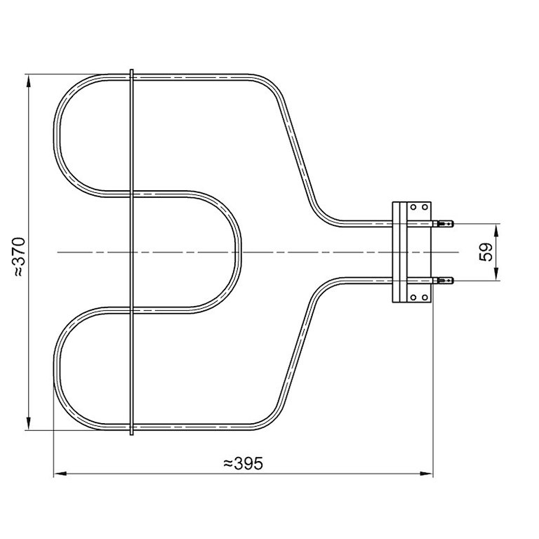 Grejač za šporet "Gorenje"-novi tip 1100W, 230V