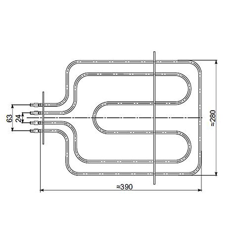 Grejač za šporet "Gorenje" 2000W+900W,230V