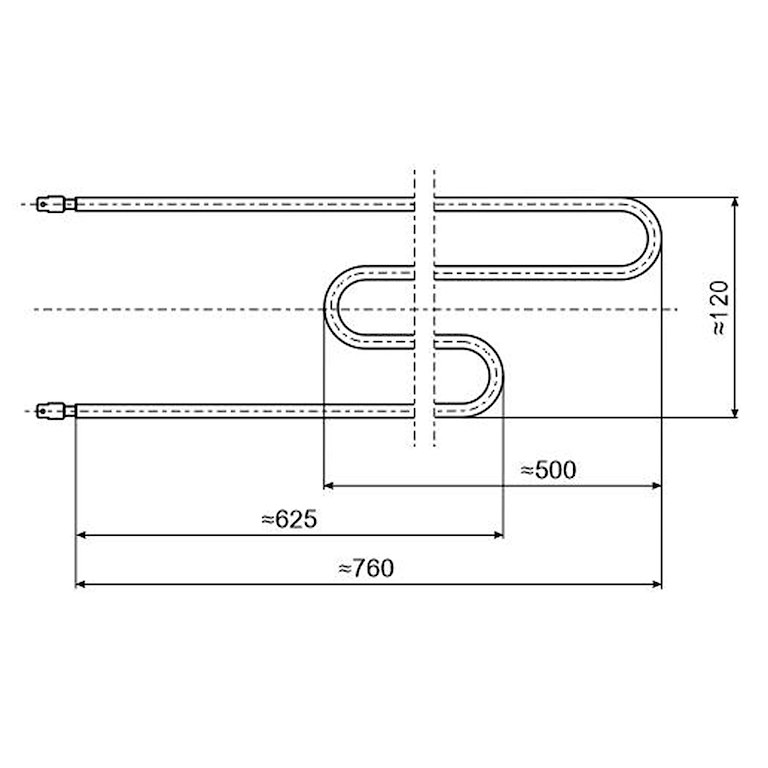 Grejač za termoakumulacione peći "Cer"1500W