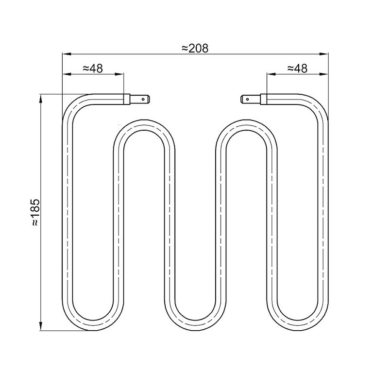 Grejač za toster 1000W,230V