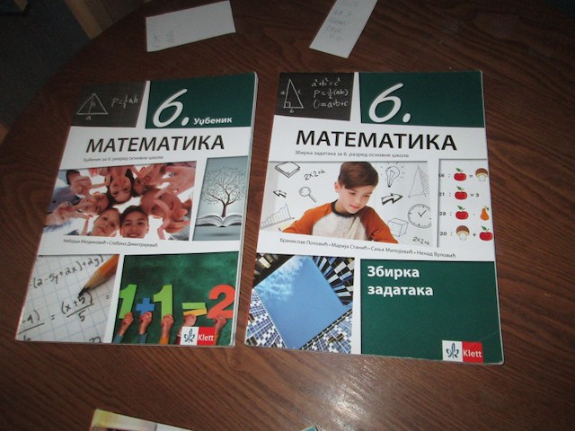 Matematika,udzbenik i zbirka za 6.razred Klett