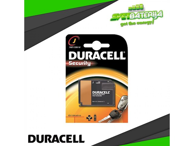 Baterija Duracell 4LR61 J 7K67 Alkalna