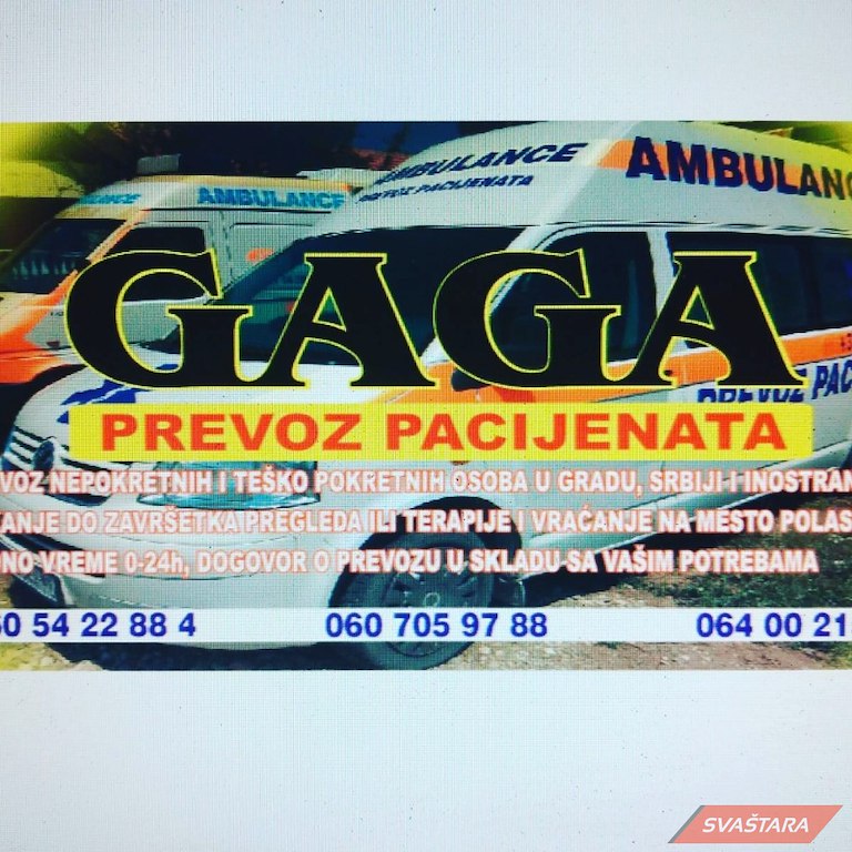 Sanitetski prevoz Gaga