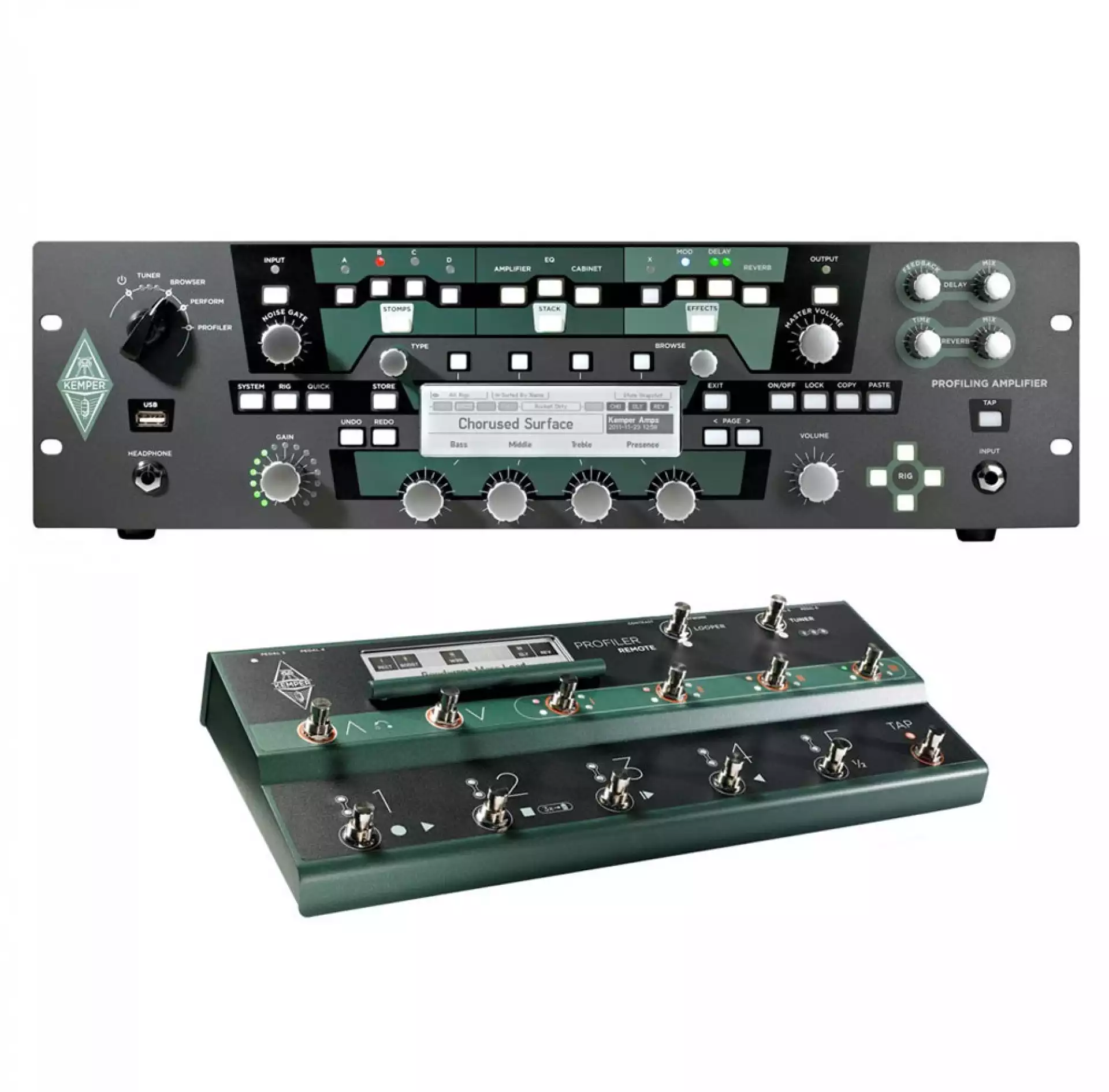 Kemper PROFILER Power Rack + Remote