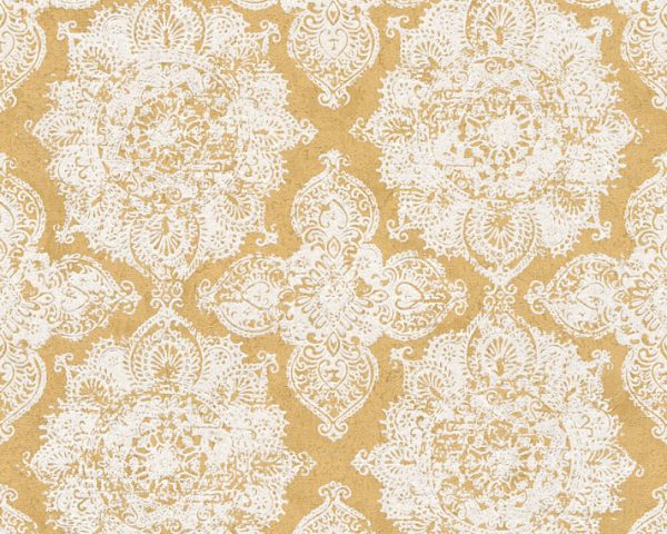 A.S. Création Wallpaper «Baroque, Gold, Metallic, White» 370901