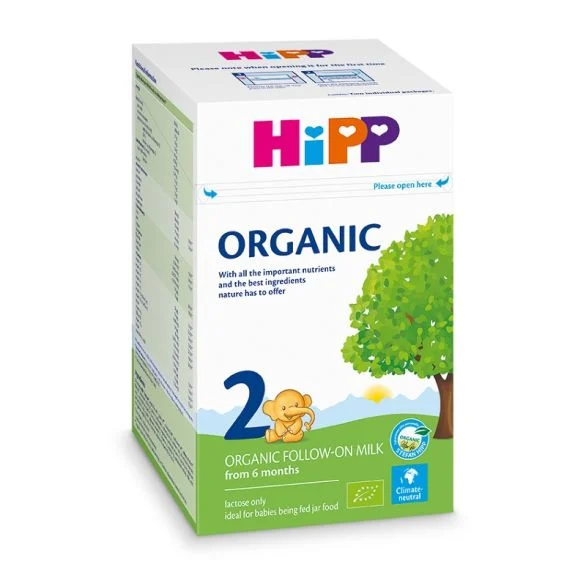 HIPP 2 Organic prelazno mleko za odojčad 800g 6M+