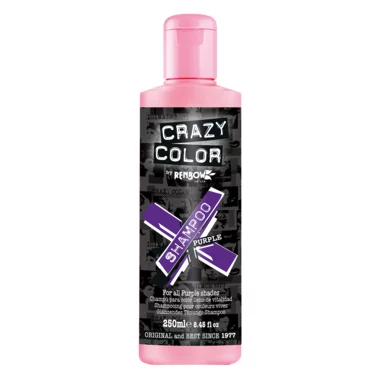 Šampon za farbanu kosu bez sulfata CRAZY COLOR Ljubičasti 250ml