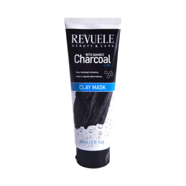 REVUELE Maska sa glinom za masnu kožu lica REVUELE Bamboo Charcoal 80ml