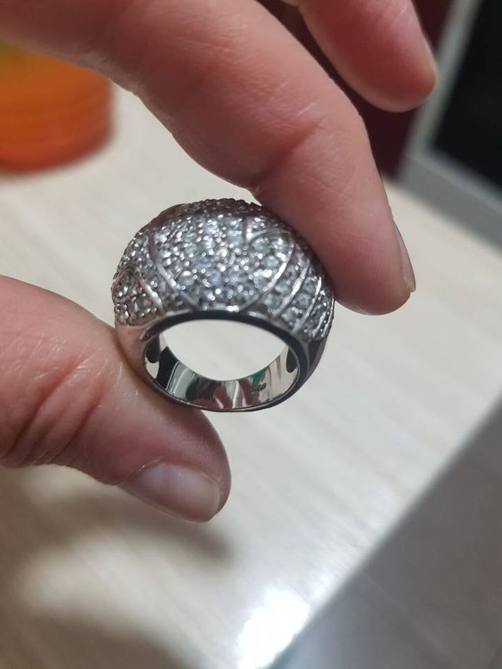 Mocan srebrni prsten 18mm
