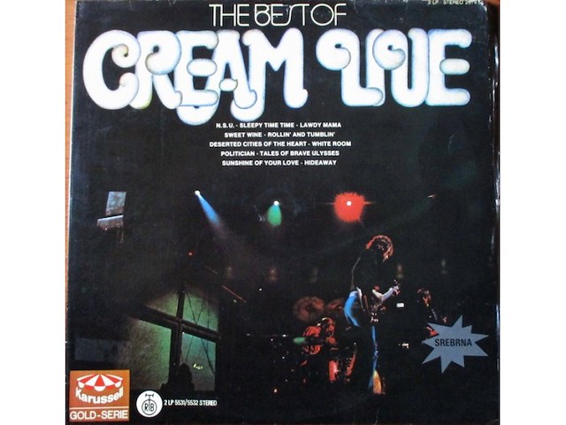 Cream-Cream Live The Best of  (1975) 2LP