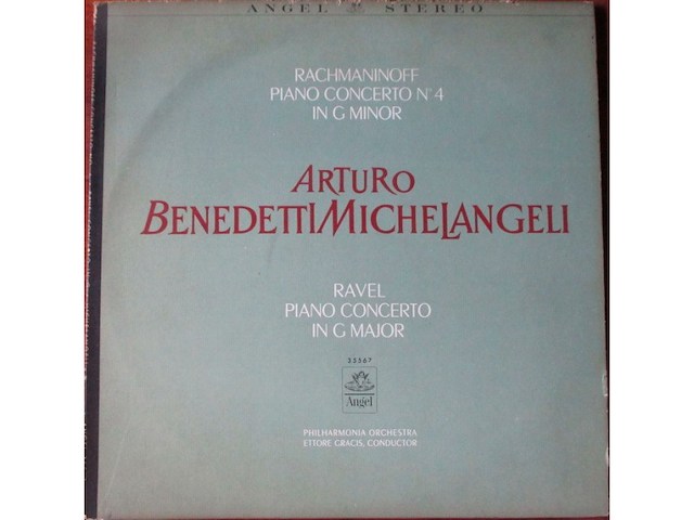 Arturo Benedetti-Rachmaninoff Conc No. 4 In G M USA LP