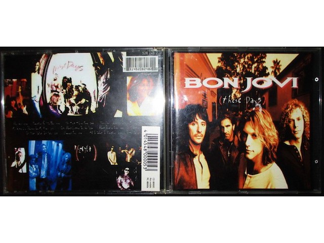 Bon Jovi-These Days Made in Europe Original  (1995) CD