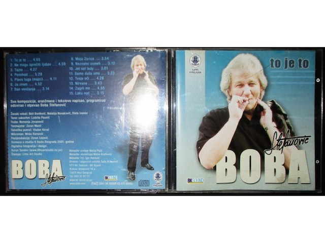 Boba Stefanovic-To je To (2001) CD