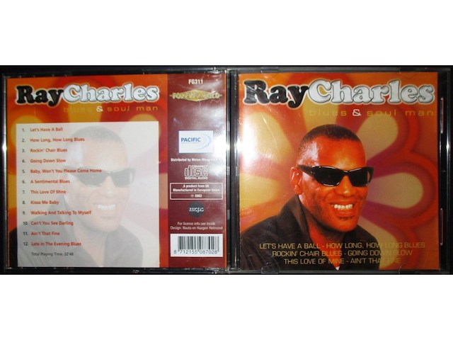 Ray Charles ‎– Blues &;;;;; Soul Man CD (2003)