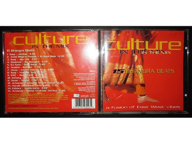 Culture in the Mix - 15 Bhangra Beats (1998) CD