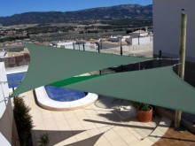 Ibiza tende za dvorišta i terase, 5 x 5 x 5m - antracit siva