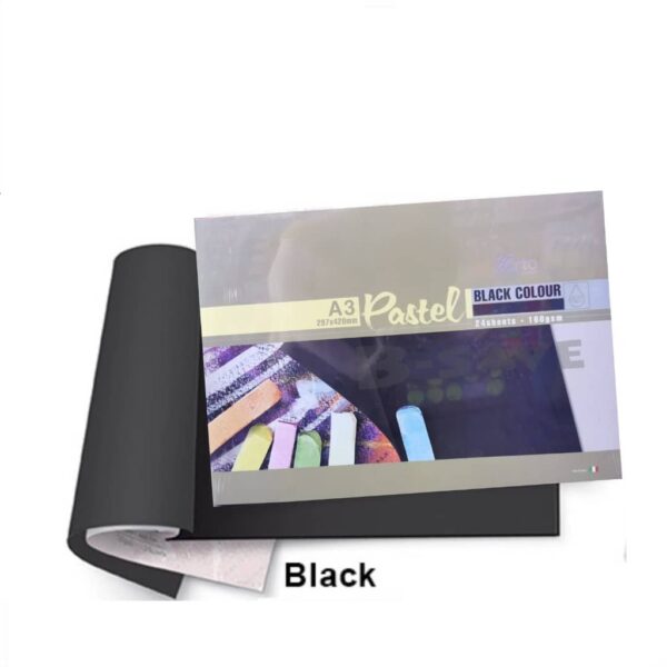 Slikarski blok BLACK COLOUR Pastel papir B4 36278 Campap